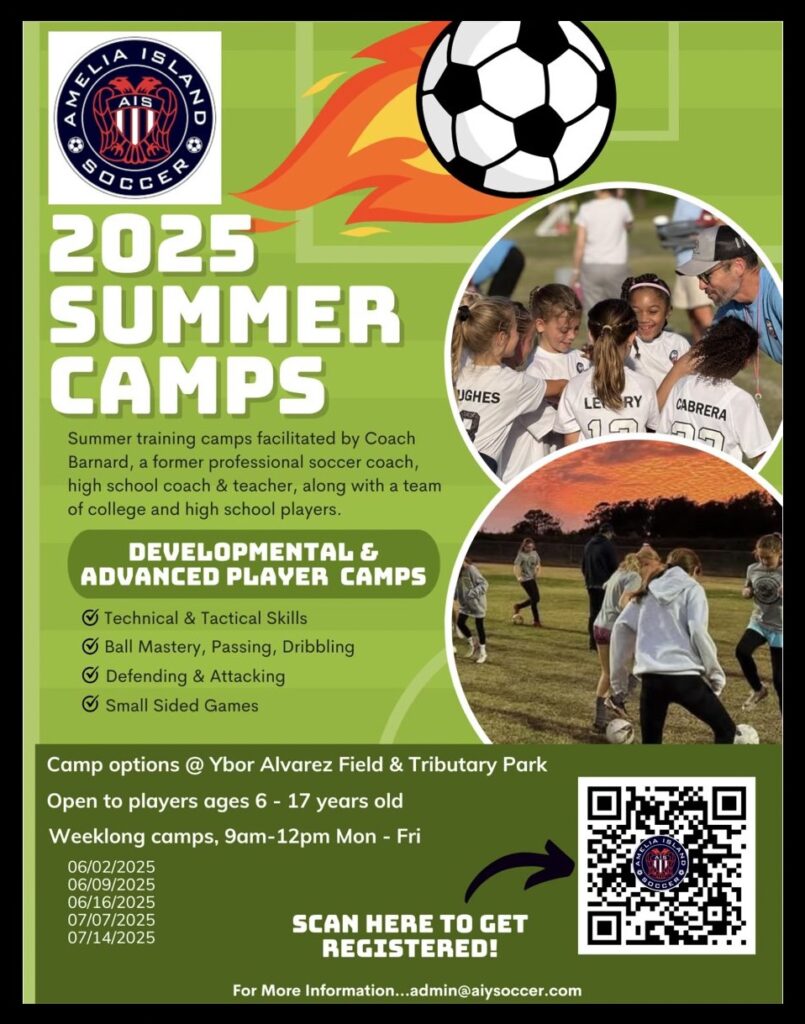 AIYS Soccer Summer Camp: Developmental & Advanced - Amelia Island